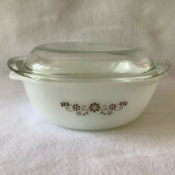 Anchor Hocking | Kitchen | Mid Century Dynaware Pyrorey 2 Handle Bowl ...